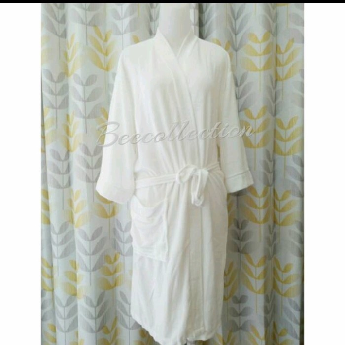 Jual kimono handuk putih polos dan warna | Shopee Indonesia