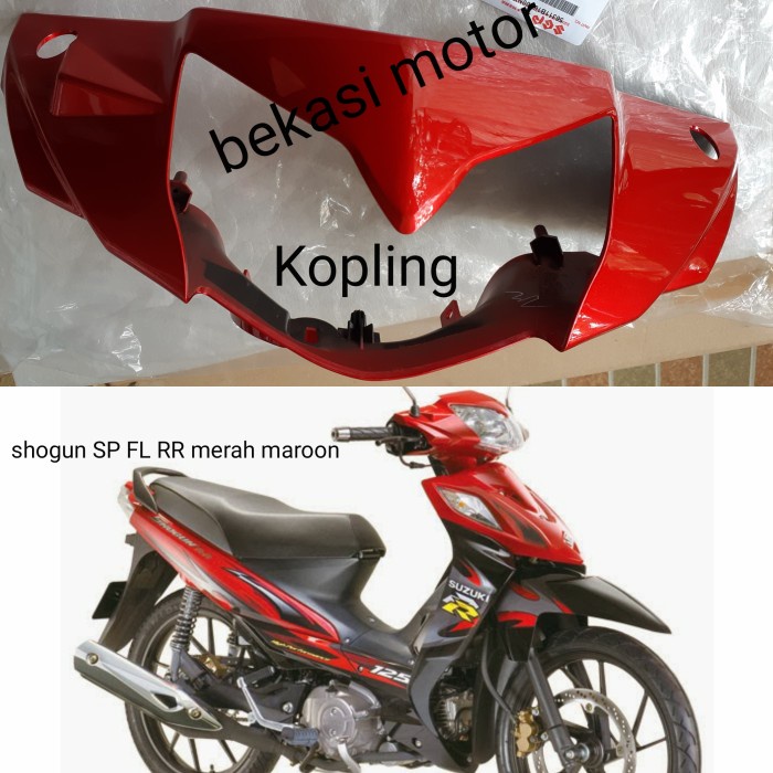Jual cover batok kepala depan suzuki shogun 125 FL RR ROBOT original ...