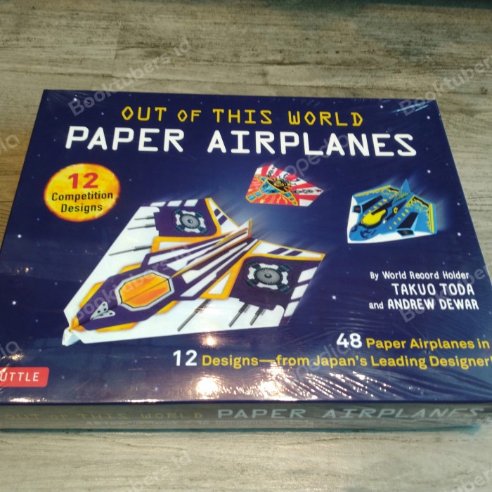Jual Must Have!! Out Of This World Paper Airplanes Kit : 48 Paper ...