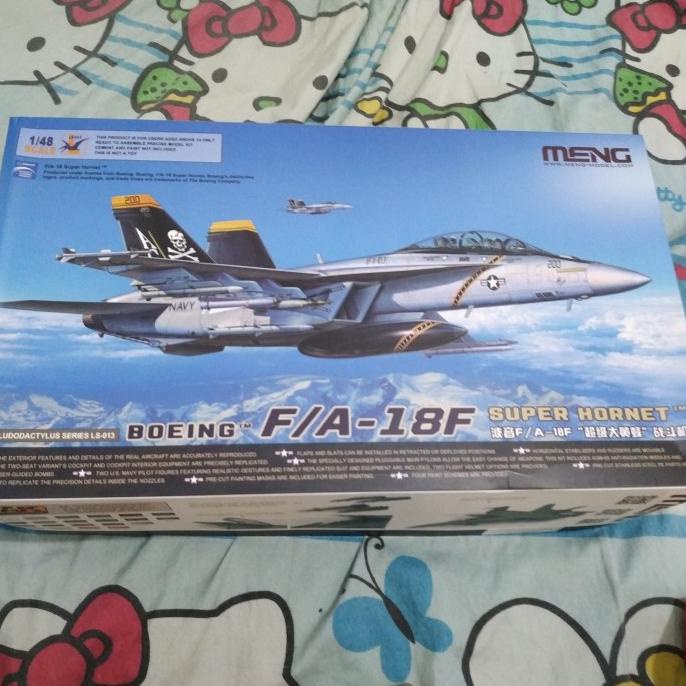 Jual pesawat F/A-18F Super Hornet 1/48 model kit meng Ls-013 | Shopee ...