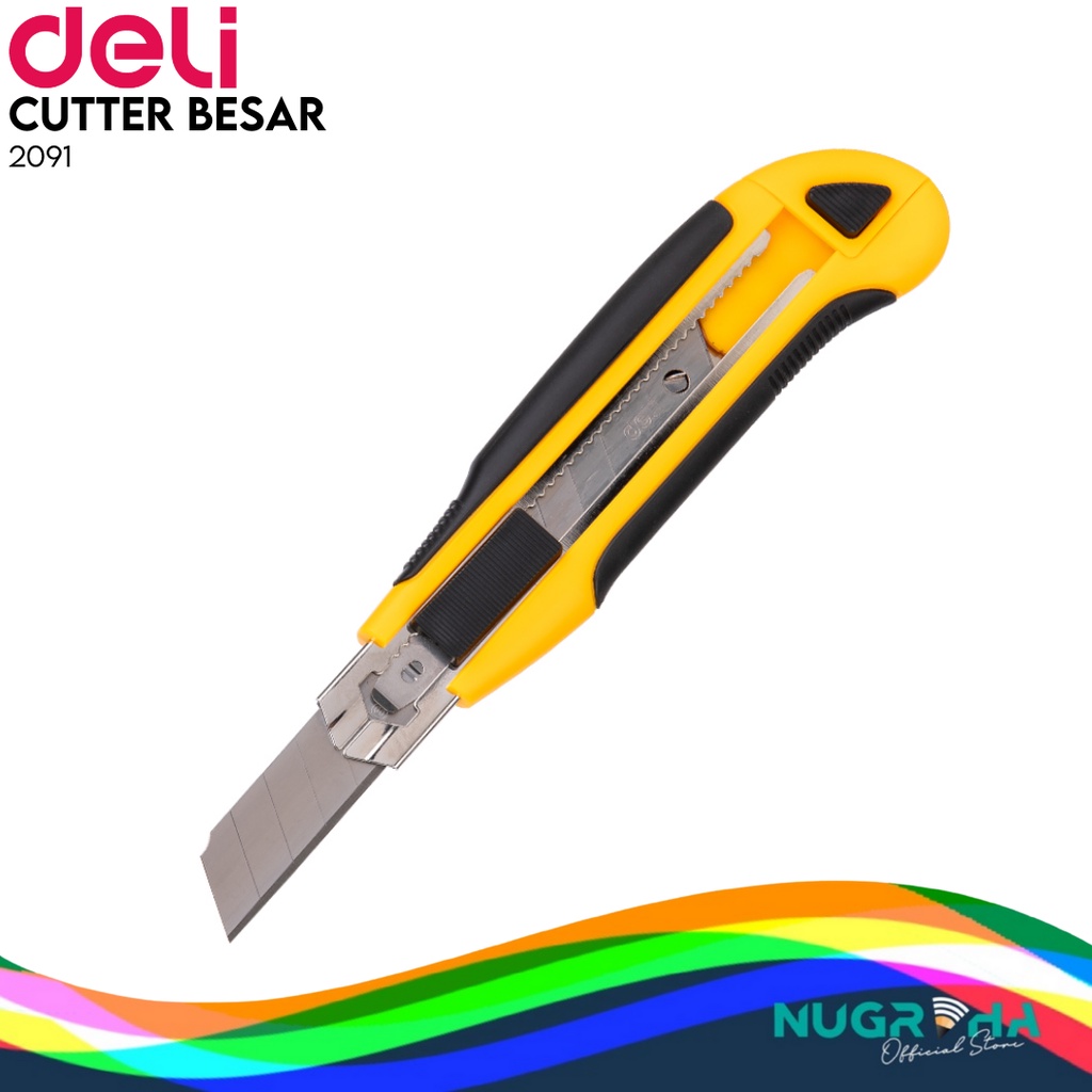 Jual Deli | Cutter Besar (Cutting Knife) Self-Loading Blade | 2091 ...