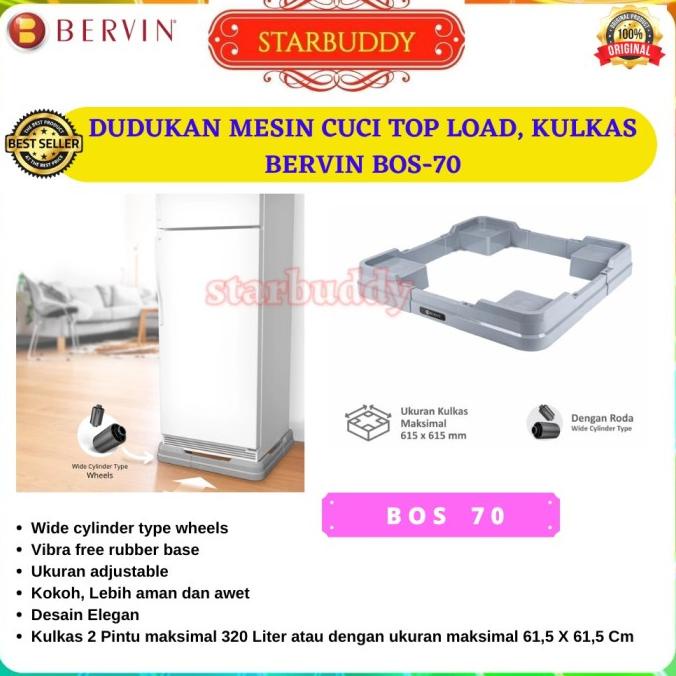 Jual Bervin Bos-70, Tatakan Kulkas / Mesin cuci 1 tabung | Shopee Indonesia