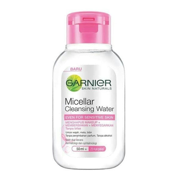 Jual GARNIER MICELLAR CLEANSING WATER PINK 50 ML | Shopee Indonesia