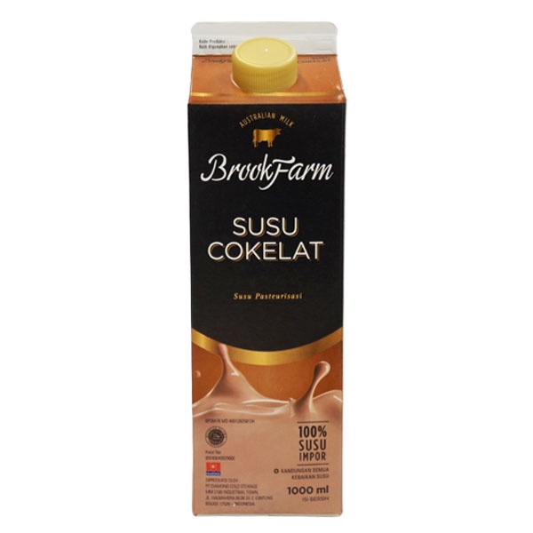 Jual BROOKFARM FRESH MILK HIGH CAL CHOCOLATE 946 ML - SUSU | Shopee ...