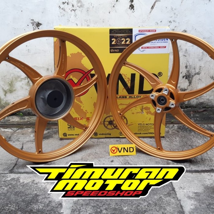 Jual VELG VND SIX STAR JUPITER Z 140 160 GOLD | Shopee Indonesia