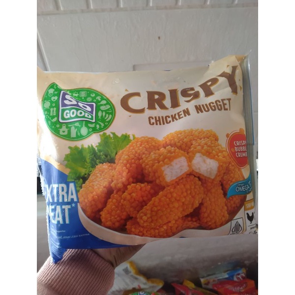 Jual SO GOOD CRISPY CHICKEN NUGGET 400GR | Shopee Indonesia