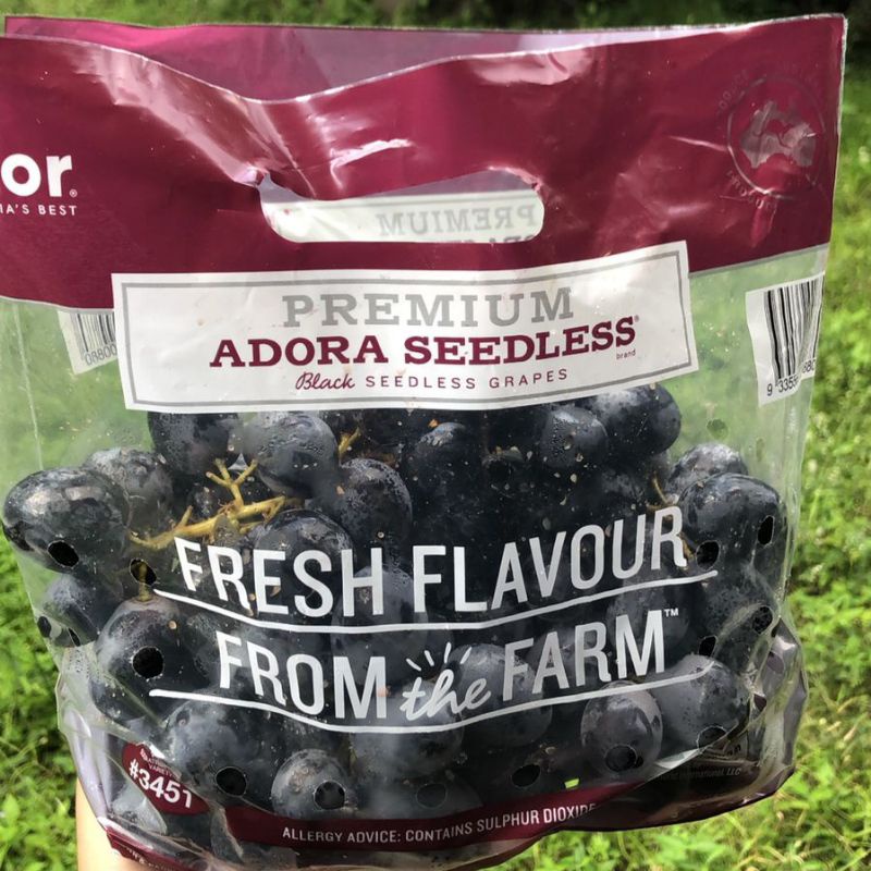 Jual Anggur hitam vitor adora seedless per kg (Manis) | Shopee Indonesia