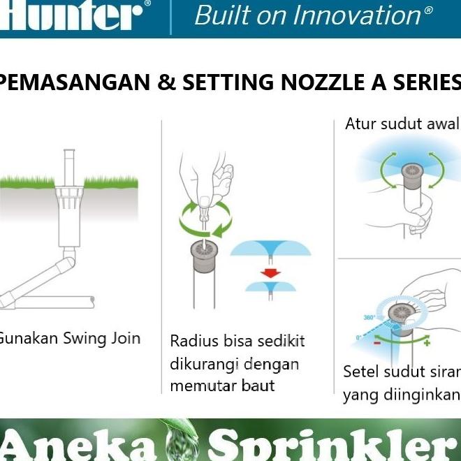 Jual Sprinkler Siram Taman Hunter Pop Up Pro-Spray 04 Cv Drain Check ...