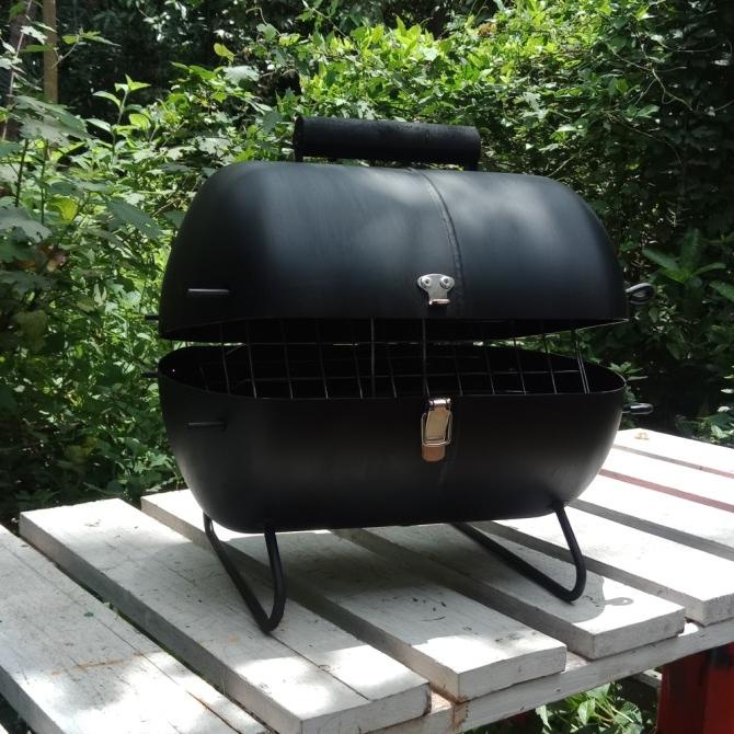 Jual /////] Panggangan Mini Grill BBQ Model Oven 2 Double Ayam Sapi ...