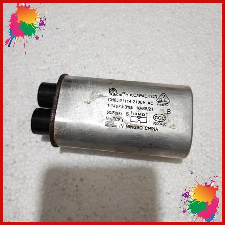 Jual capacitor high voltage bicai 1,14uf 2100vac [mel] | Shopee Indonesia