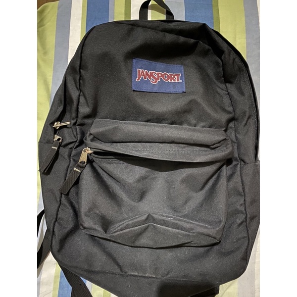 Jual jansport superbreak black original | Shopee Indonesia