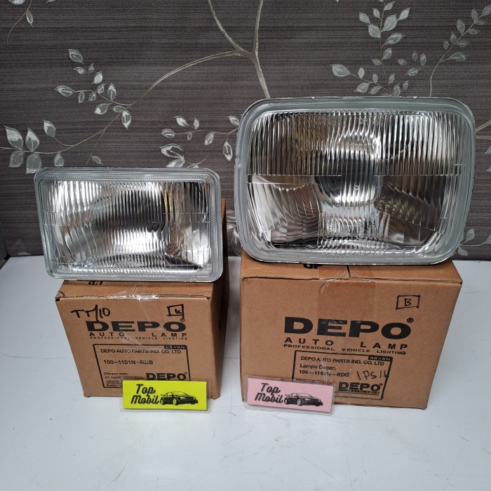 Jual TPML Head lamp lampu besar kotak besar 7 In Zebra 100-1102 DEPO Harga 1pc | Shopee Indonesia