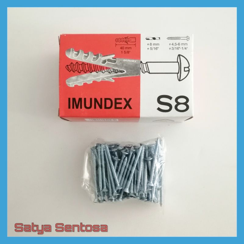 Jual Paket Imundex S8 + Sekrup Moon Lion 4 cm / 5 cm (100 pcs) | Shopee Indonesia