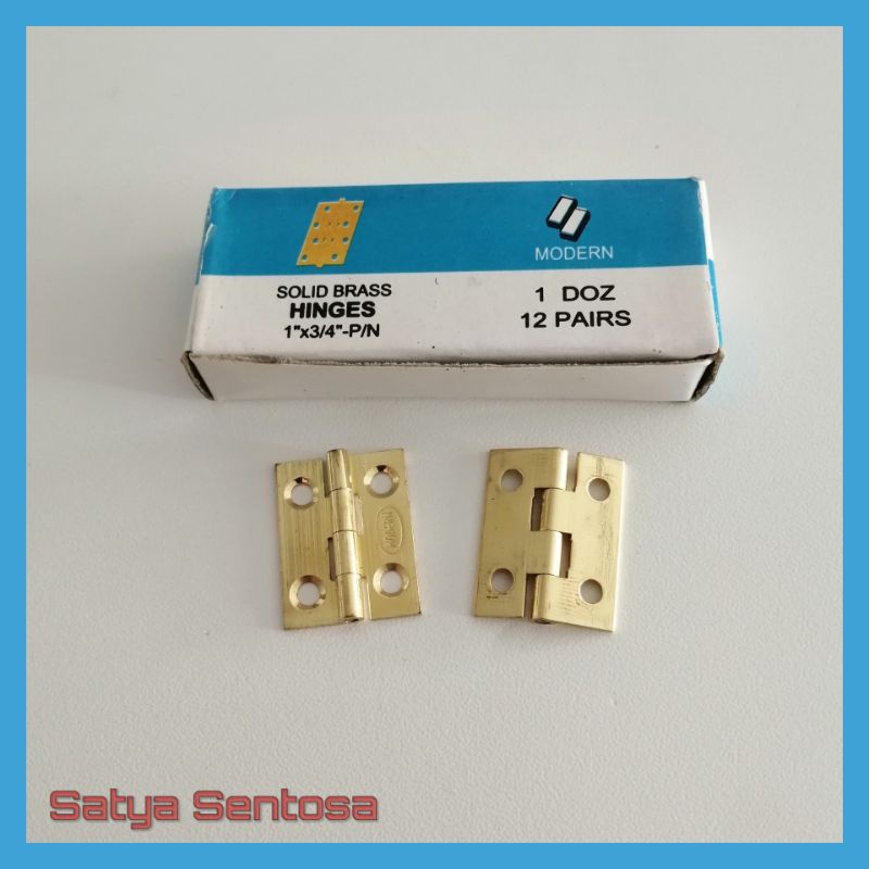 Jual Engsel Kuningan 1" Modern Solid Brass 1 inch | Shopee Indonesia