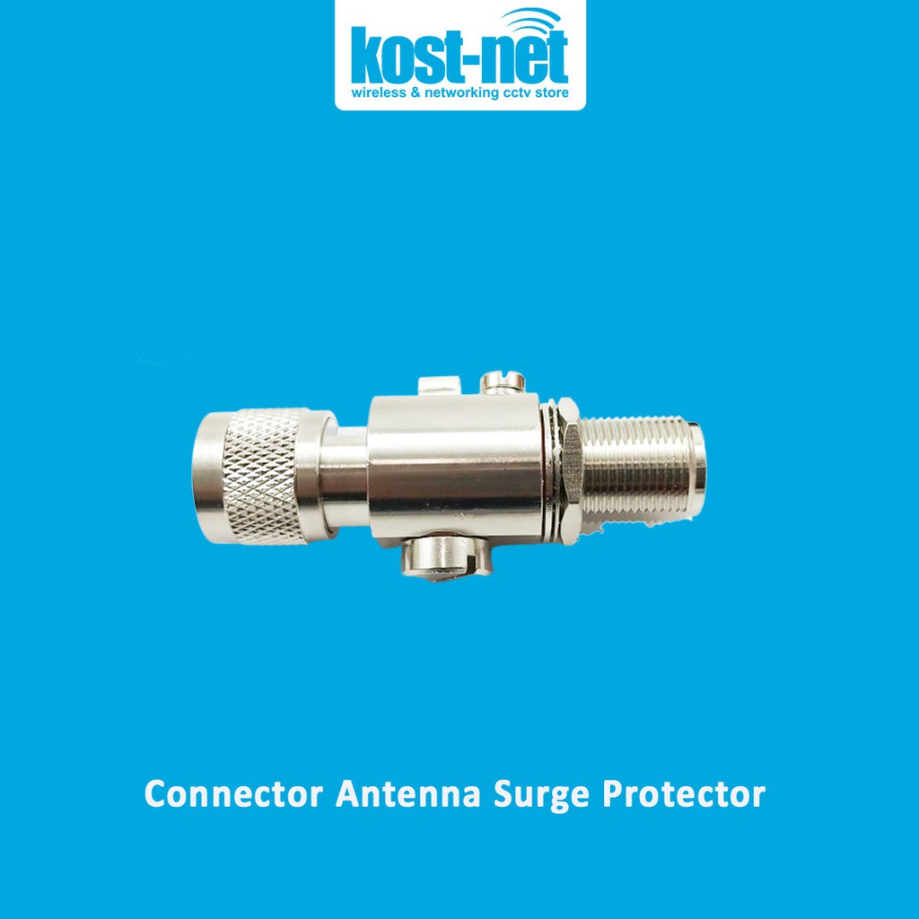 Jual Lightning Arrester N Male to N Female Connector Antenna Surge ...