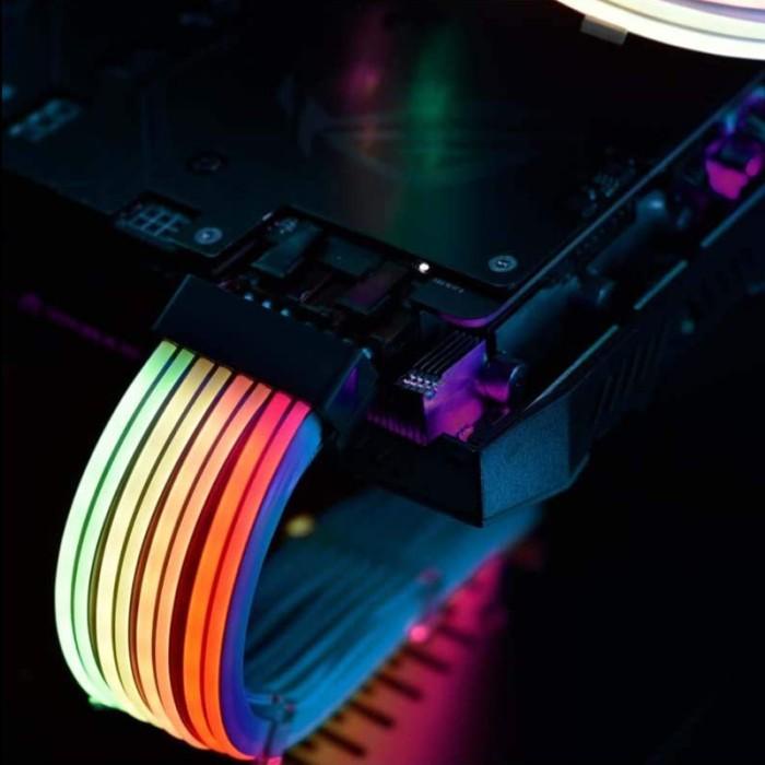 Jual Lian Li Addressable Rgb Argb Strimer Plus 8 Pin Vga Gpu Psu Cable ...
