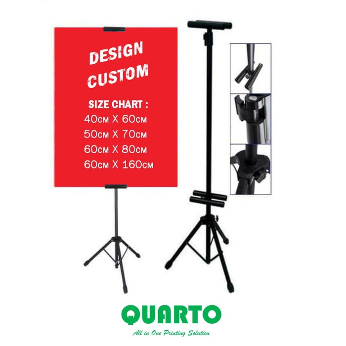 Jual TRIPOD BANNER BAHAN ALBATROS / FLEXY CINA | Shopee Indonesia