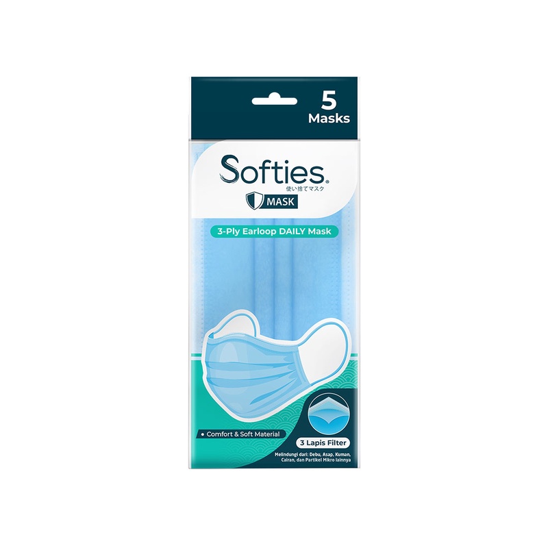 Jual Softies Daily 3Ply 5'S | Shopee Indonesia