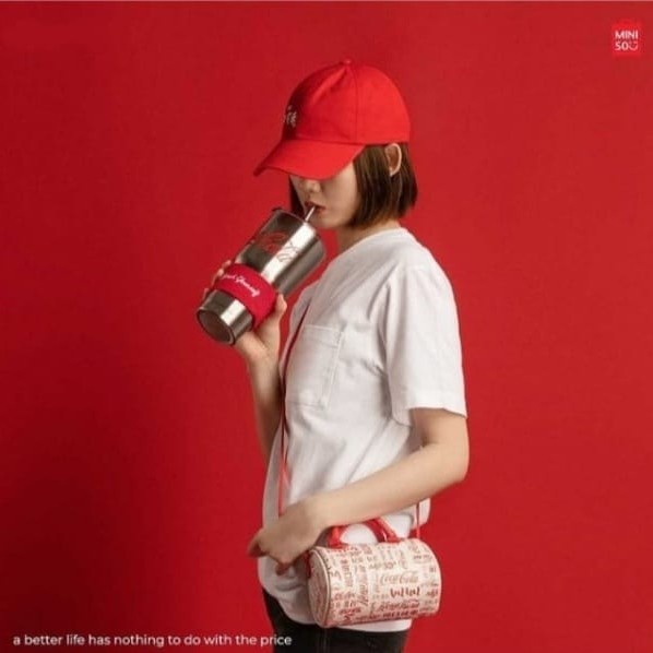 Jual MINISO X COCA COLA THUMBLER 850ML - BOTOL MINUM BAHAN STENLIS ...