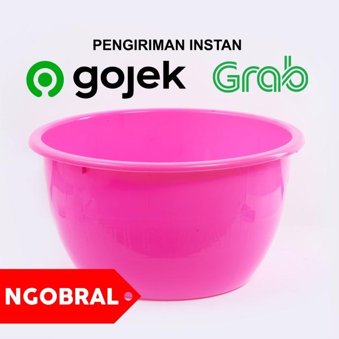 Jual Baskom Plastik Besar PINK Diameter 55 cm / Ember Bak Plastik ...