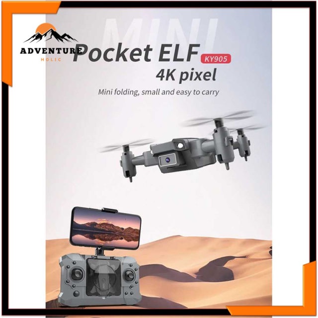 Jual XIN KAI YANG Pocket ELF Quadcopter Drone RC WiFi Camera 1080P KY905 AHFV ADHB Shopee Indonesia