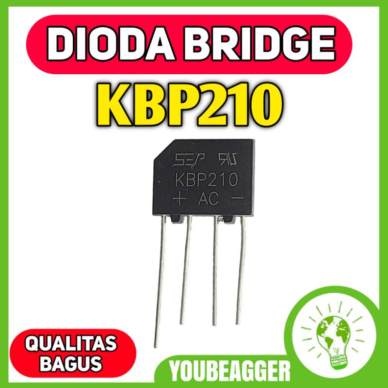 Jual Dioda bridge KBP210 2A Reactifiers diode | Shopee Indonesia