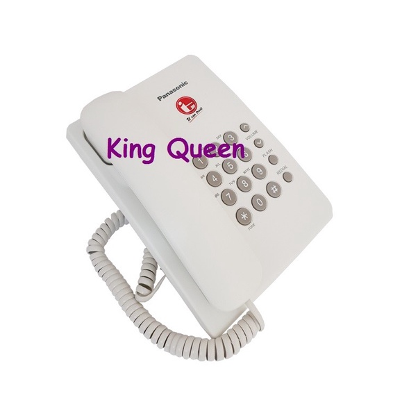 Jual TELEPON MEJA KANTOR / TELPON KABEL RUMAH PANASONIC KX-TS505 - PUTIH ORIGINAL TERBARU ...