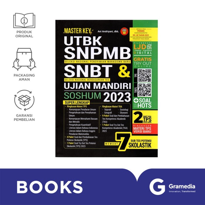 Jual Hot Sale The Master Key Of Utbk Snpmb Dan Snbt Ujian Mandiri