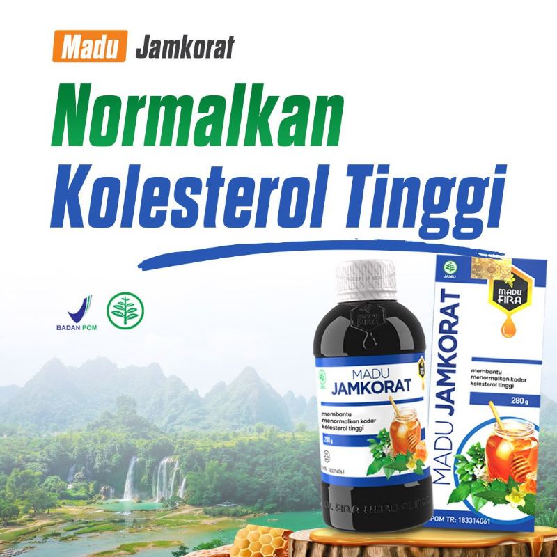 Jual COD Madu JAMKORAT Original Obat Herbal Kolestrol Tinggi Dan Asam ...