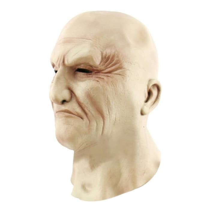Jual Topeng Pria Seram Kakek Tua Full Latex Halloween | Shopee Indonesia