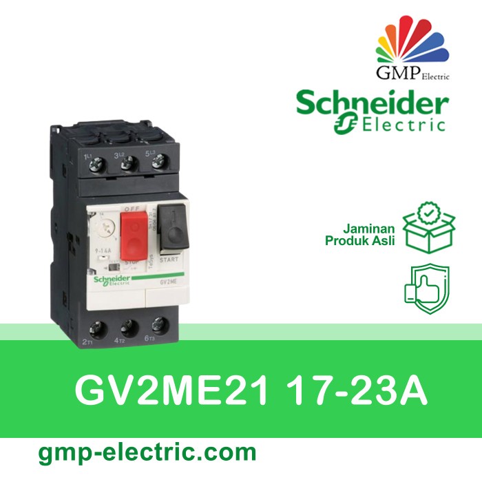 Jual GV2-ME21 Motor Breaker Schneider (17 - 23a) | Shopee Indonesia