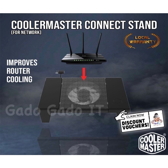 Jual Cooling Cooling Pad Modem Router Gaming Coolingpad Cooler Master ...