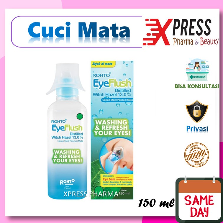 Jual ⚡XPRESS⚡ ROHTO EYE FLUSH Cairan Cuci Mata Eye Rins Rinse Y EyeRins ...