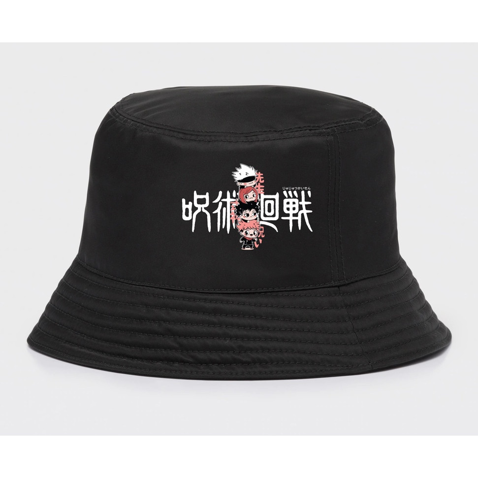 Jual Topi Bucket Hat Anime Jujutsu Kaisen Chibi Tokyo | Shopee Indonesia