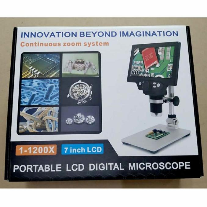 Jual Mikroskop Digital 12Mp 1200X With Monitor & Metal Stand | Shopee ...