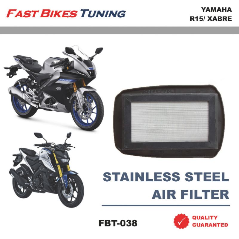 Jual ILTER UDARA YAMAHA R15 - FILTER UDARA STAINLESS - FILTER UDARA R15 ...