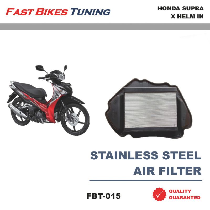 Jual FILTER UDARA HONDA SUPRA X HELM IN - FILTER UDARA STAINLESS ...