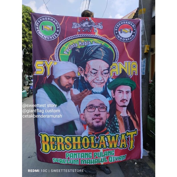 Jual FREE STICKER, BENDERA AZZAHIR, BENDERA MAJELIS, GIANTFLAG CUSTOM ...