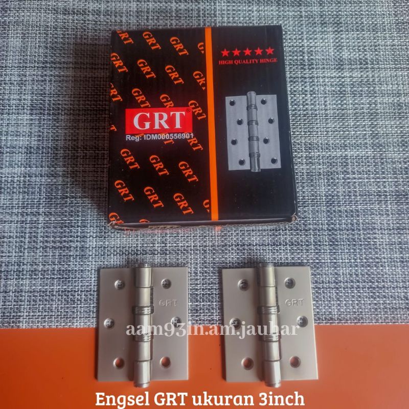 Jual engsel 3 inch engsel jendela rumah murah Merek GRT | Shopee Indonesia