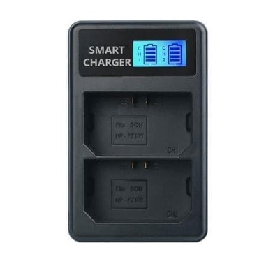 Jual Camera Dual Battery Charger for Sony Alpha A9 A7R3 A7M3 A7 Mark ...