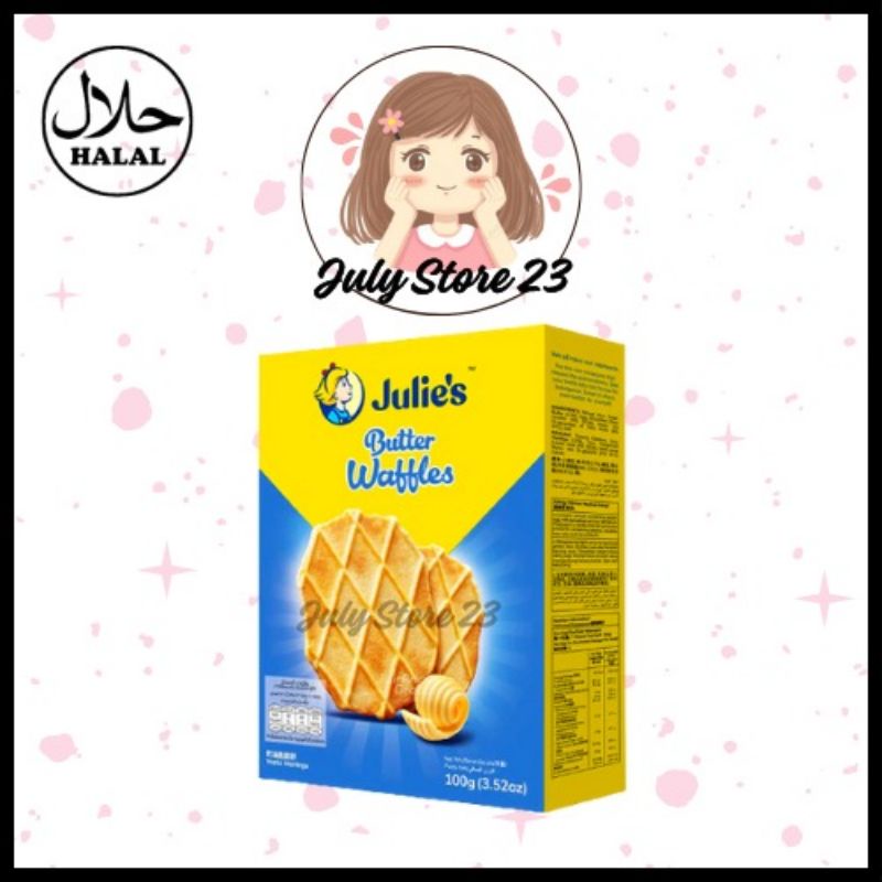 Jual Julies Butter Waffles 100gr Shopee Indonesia