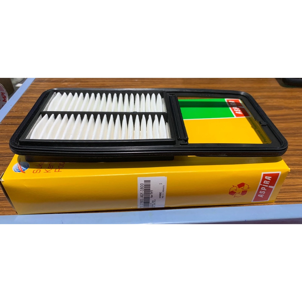 Jual Filter udara mesin Agya 1.0 2013- TO-17801-AGY-1800 ASPIRA ORI ...