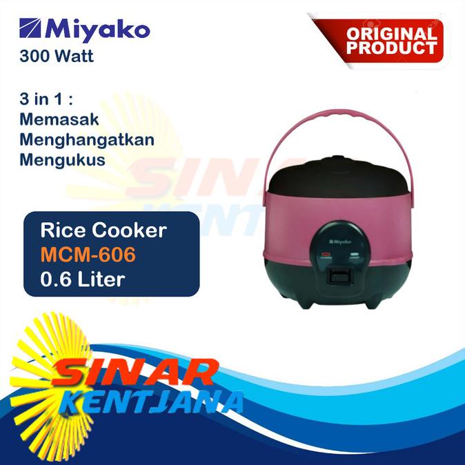 Jual Miyako Rice Cooker / Magic Com Mcm-606B Sbc / Mcm 606 B Sbc ...