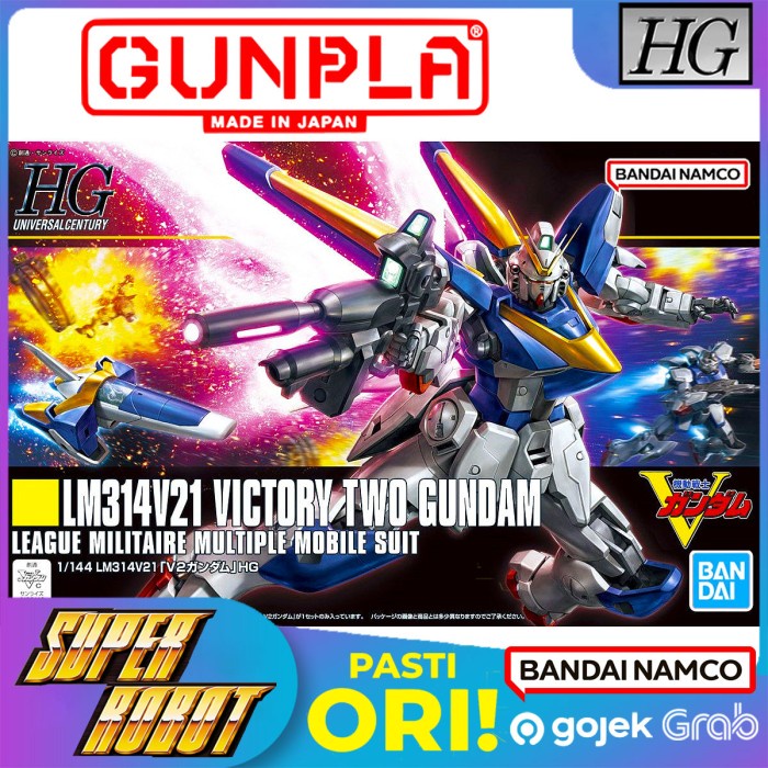 Jual HG V2 Gundam / Victory Two Gundam - HGUC BANDAI | Shopee Indonesia