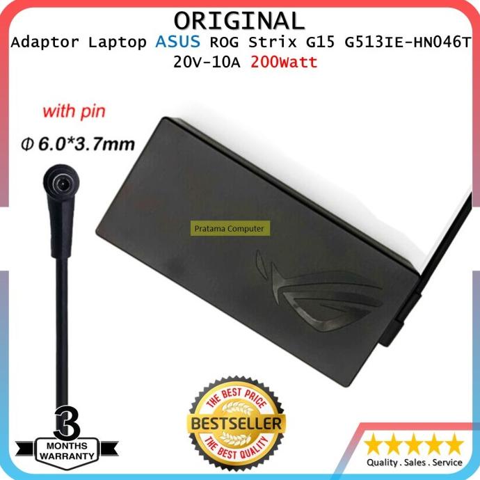 Jual Adapter Charger Laptop ASUS ROG Strix G15 G513IE-HN046T 20V-10A ...