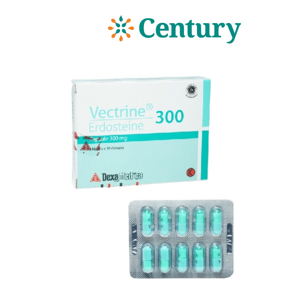 Jual VECTRINE 1 STRIP 10 KAPSUL / ERDOSTEIN 300 MG / GANGGUAN ...