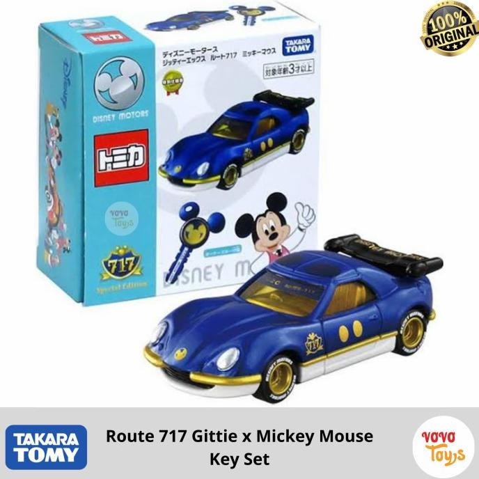 Jual Tomica Disney Motors Route 717 Gittie x Mickey Mouse Key Set ...
