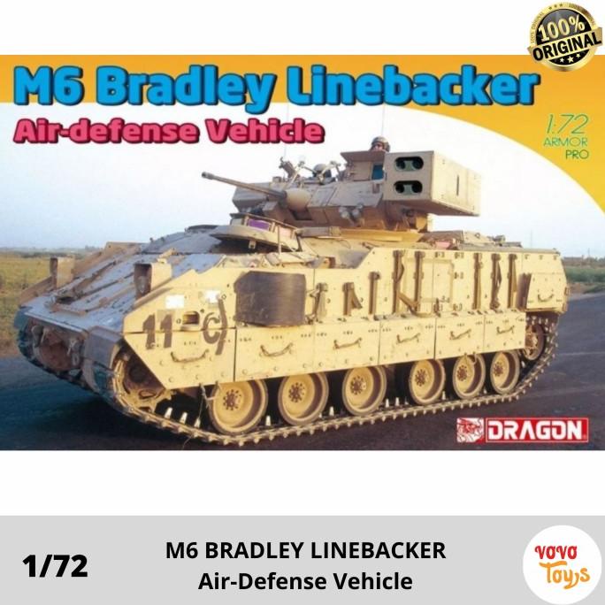 Jual Model Kits Tank M6 BRADLEY LINEBACKER Air-Defense by Dragon 1/72 ...
