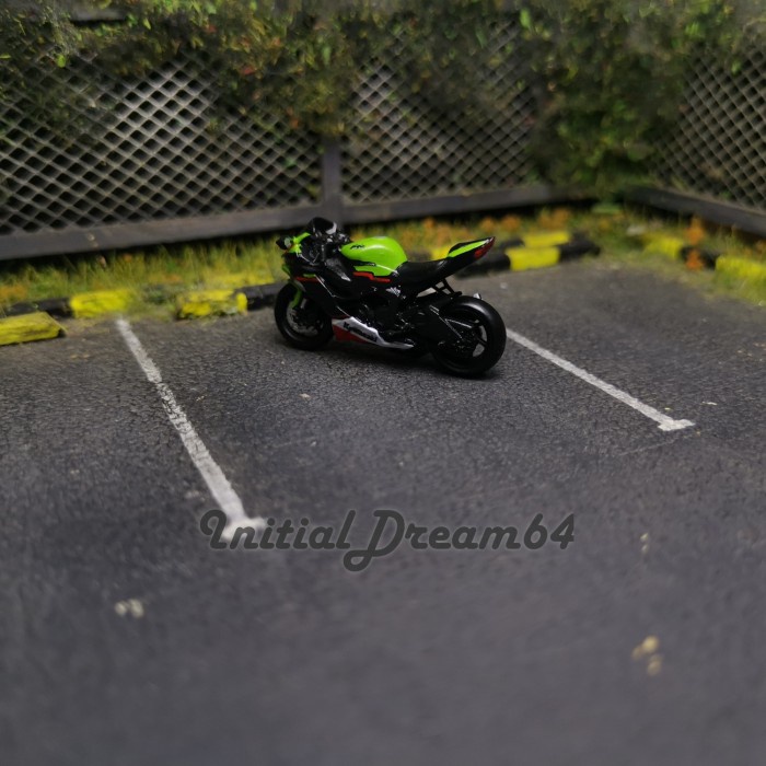 Jual Promo!!! Miniatur Motor Zx6R ( Rolling / Ban Mutar ) Skala 64 ...