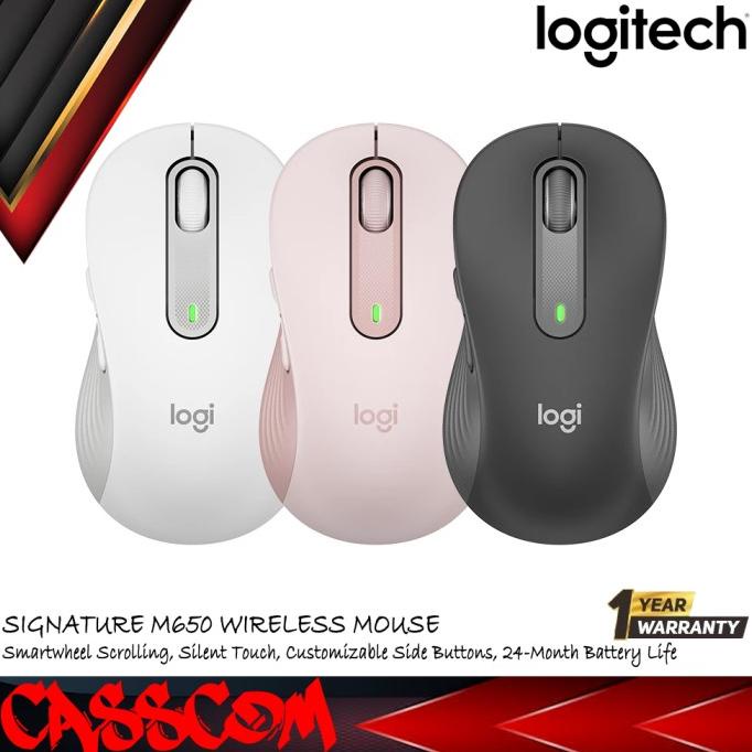 Jual Logitech Signature M650 Mouse Wireless Bluetooth Silent | Shopee Indonesia